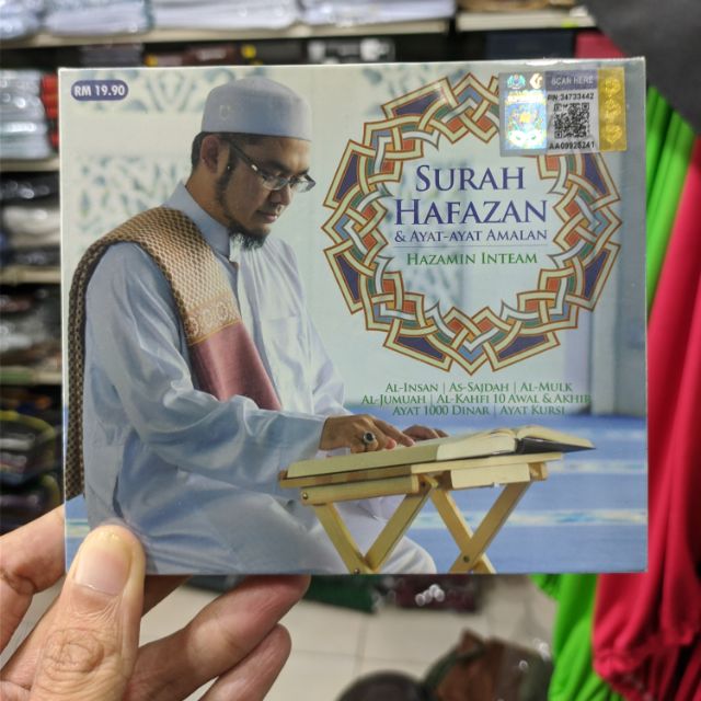📀CD📀 AUDIO 💯 ORIGINAL SURAH HAFAZAN HAZAMIN INTEAM | Shopee Malaysia