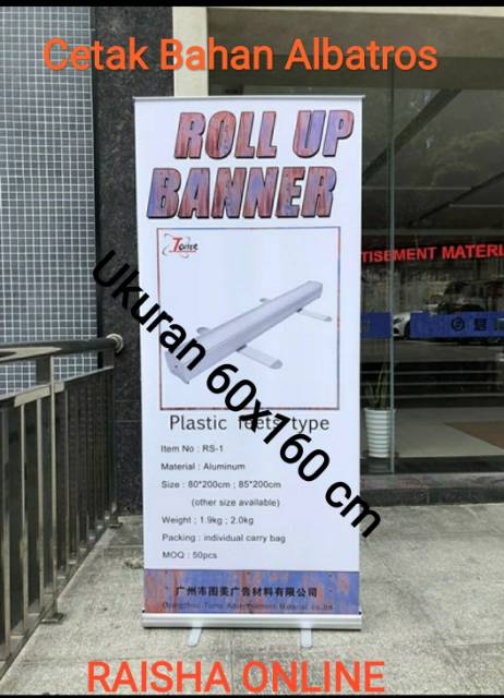 Standing STAN STAND ROLL FRAME ROLLER UP BANNER BANER BENNER ALUMUNIUM ...