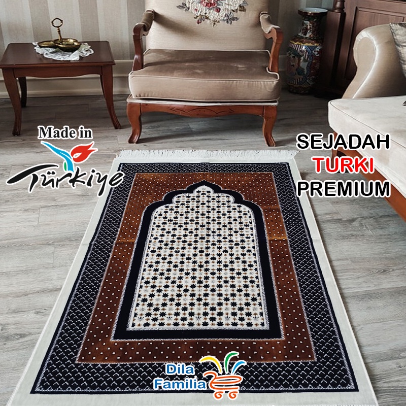 Sejadah Turki Putih Tebal Nikah Hantaran Kahwin Hadiah Untuk Dia Corak ...