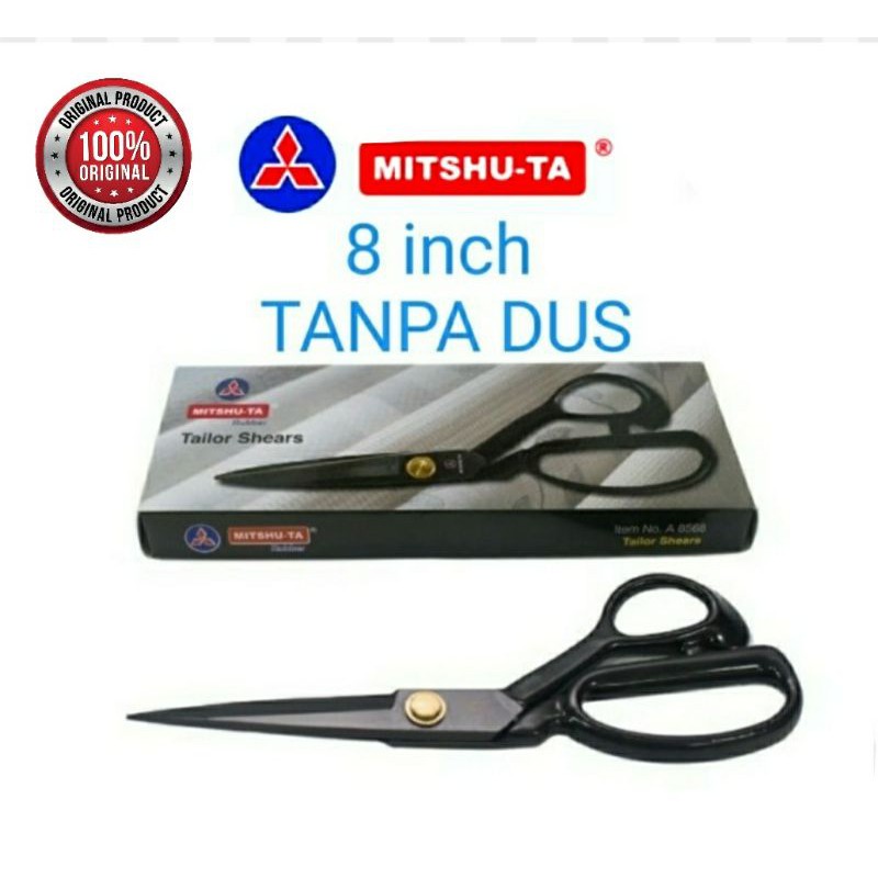 Original Scissors MITSHU-TA TAILOR SHEARS 8 INCH (New Grass Without Box ...