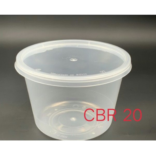 [READY-STOCK] Tupperware plastic bulat kecil-besar / Microwave Clear ...