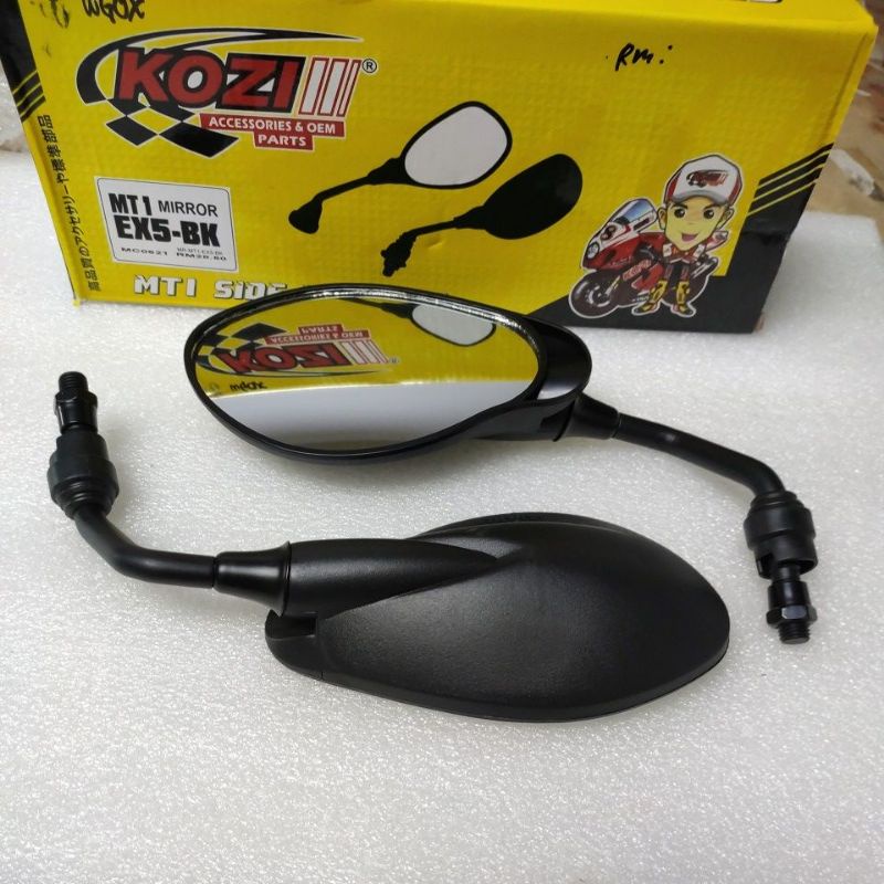Side mirror cermin motor (design y125z) for honda demak ex5 ex90 wave ...