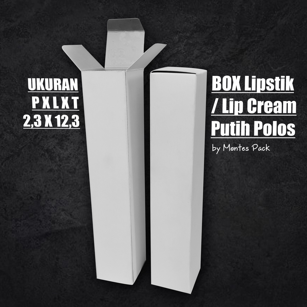 Plain Lip Tint Box / Lip Balm packaging / Lip gloss packaging / Box 2 ...