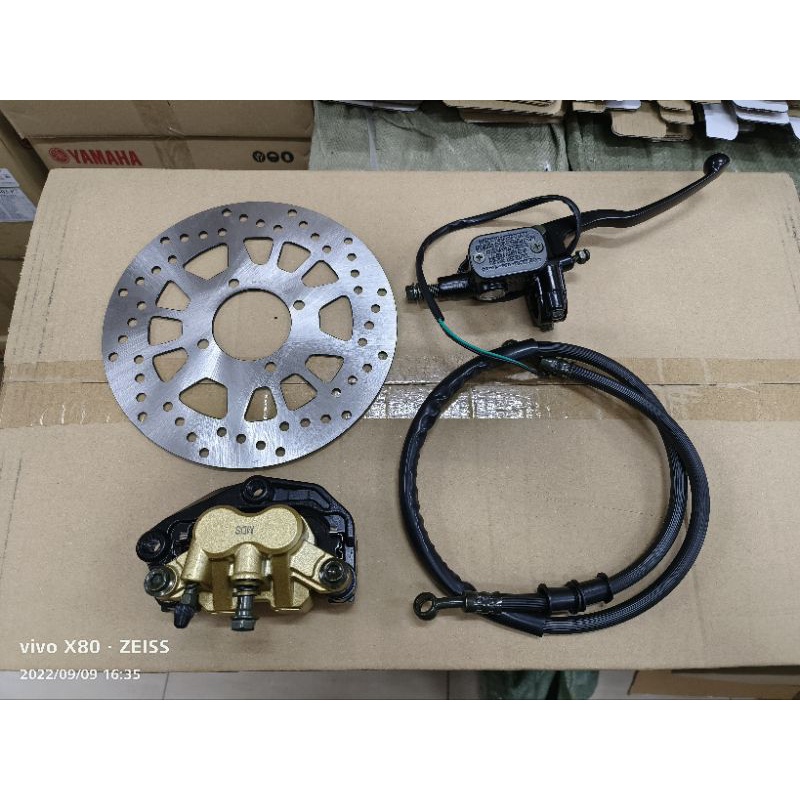 yamaha y125z old srl110 old front disc brake pump set / full set 4 in 1 ...