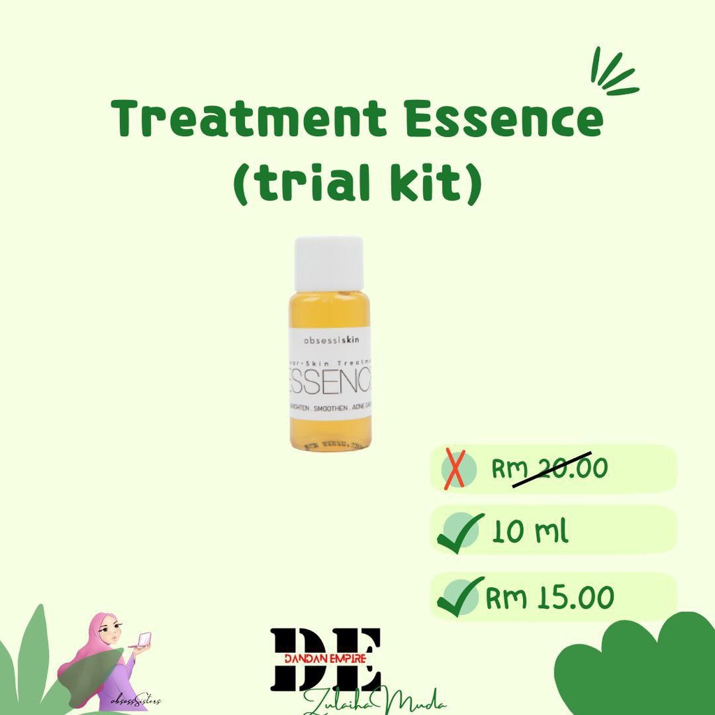 Obsess Cosmetics Essence Clear-Skin Treatment (Trial-Kit) | Shopee Malaysia