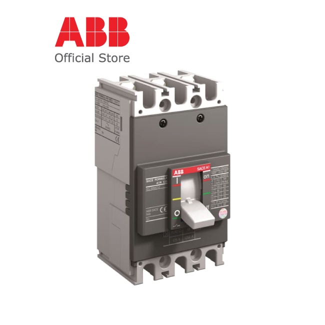 ABB 25kA MCCB A1C 125 TMF 16A, 20A, 25A, 32A, 40A, 50A, 63A, 80A, 100A | 3 POLE (3P) | Shopee ...