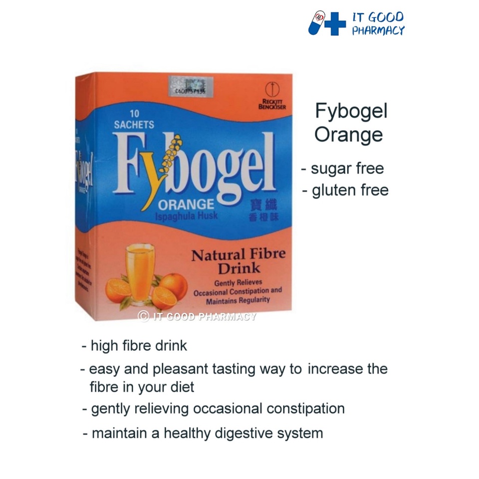 Fybogel Effervescent Granules Orange 10sachet | Shopee Malaysia