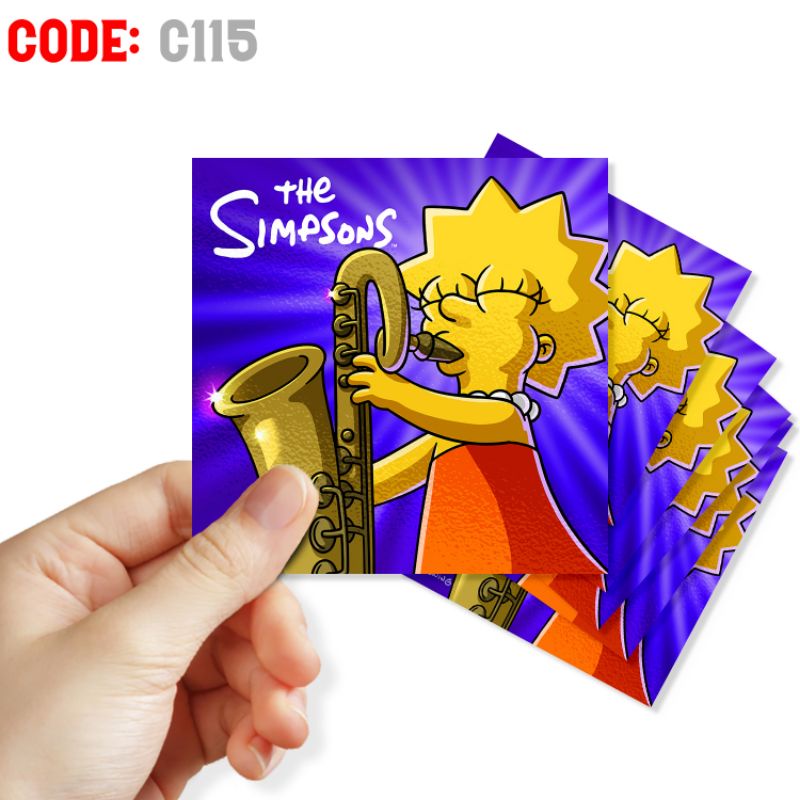 C6 - Sticker Waterproof Cartoon Anime ( Simpsons ) | Shopee Malaysia