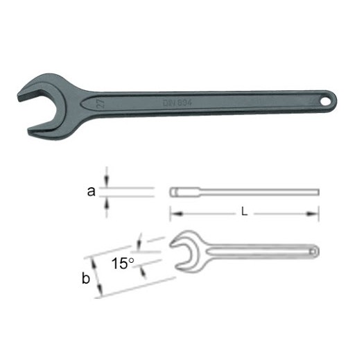 SOW 30mm,32mm, 36mm,38mm,41mm HEAVY DUTY OPEN END WRENCH SINGLE OPEN ...