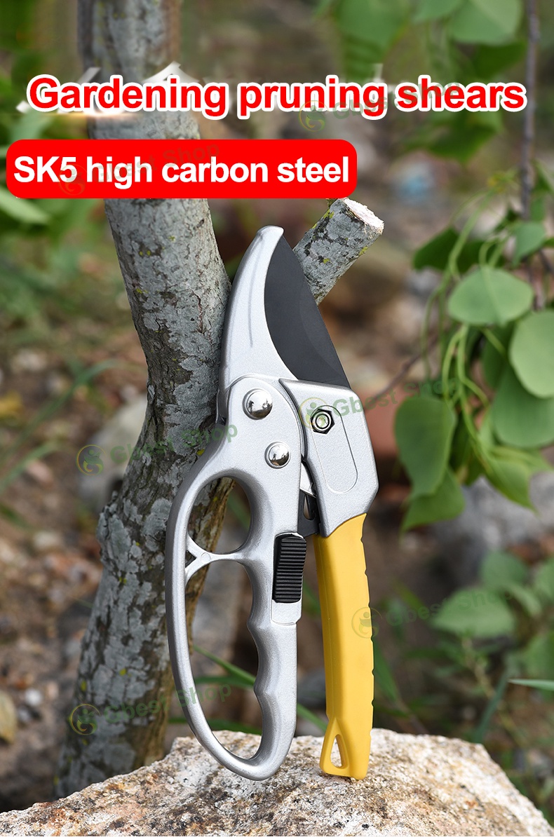 Sk5 Clip Pruning Shears Gardening Tools Garden Scissors Tree Cutter ...
