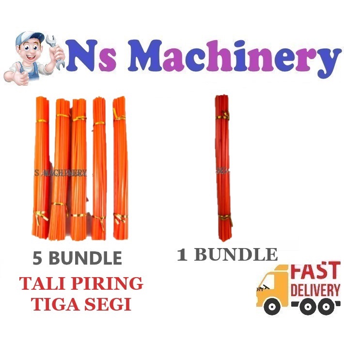 Piring Tiga Segi 3.5mm Triangle Tali Tangsi Tali Mesin Rumput Piring ...