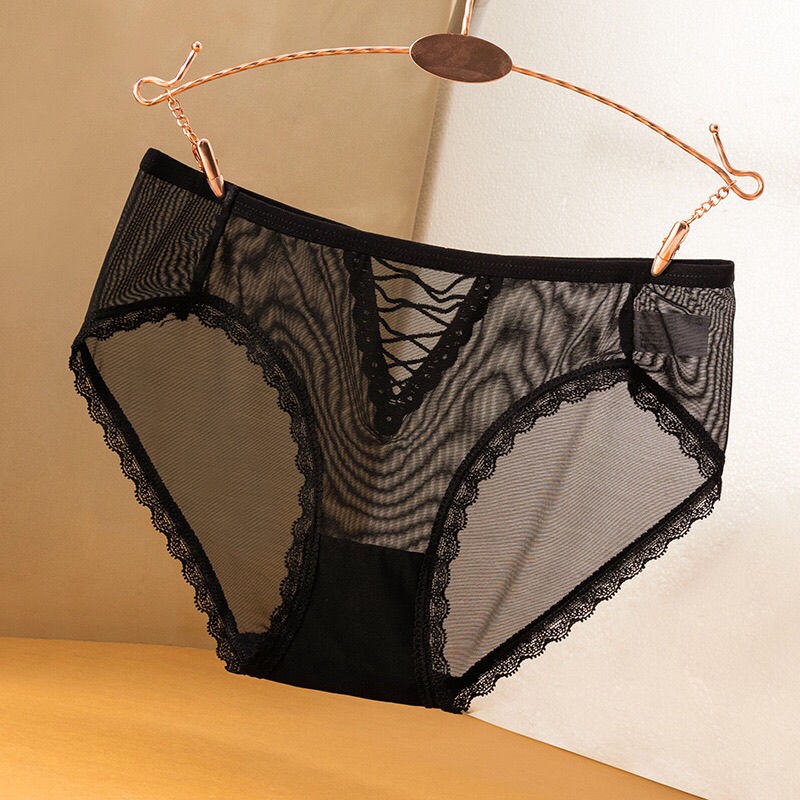 Lace panties Low waist sheer panties Comfortable panties Light panties Sexy mesh panties for ...