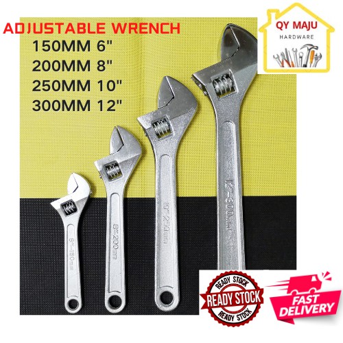 （HEAVY DUTY）Adjustable Spanner / Adjust Spanar/ Spanar Hidup | Shopee ...