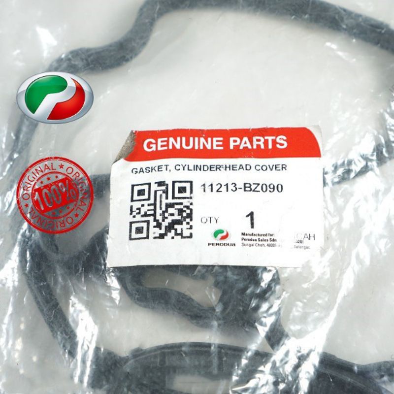 ORIGINAL PERODUA GENUINE MYVI NEW D20N & BEZZA 1.3 VALVE COVER GASKET ...
