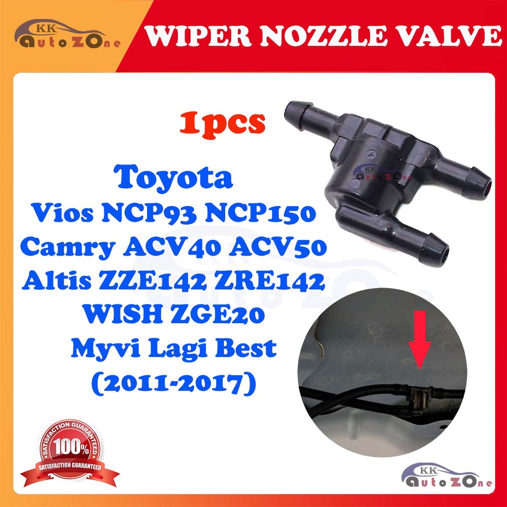 Wiper Washer Nozzle Check Valve Vios NCP93 NCP150 Camry ACV40 ACV50 ...