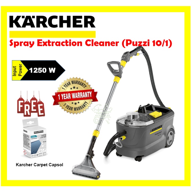 Karcher Puzzi 10/1 Spray Extraction Cleaner Vacuum Extractor Carpet ...
