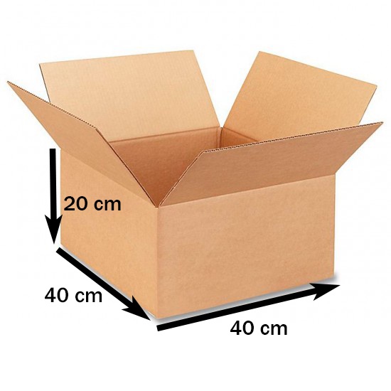 Cardboard - Plain - Craft - 40 cm x 40 cm x 20 cm - SWR | Shopee Malaysia