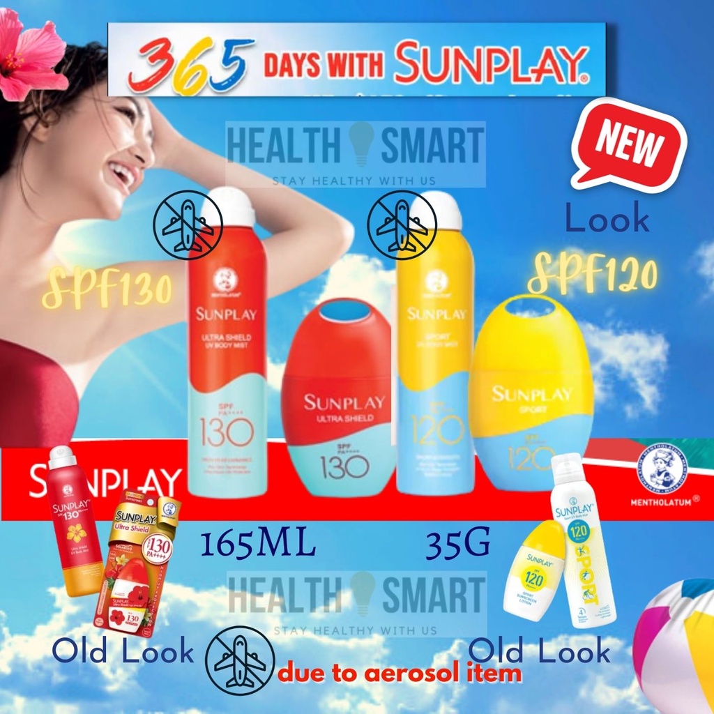 Sunplay Super Block Sunblock Sunscreen (lotion 35g/UV Mist 165ml) | Shopee Malaysia