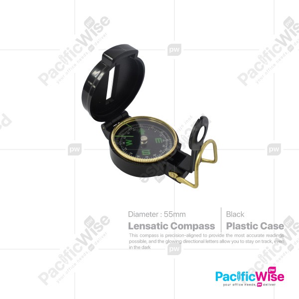 Lensatic Compass/Kompas Lensatik/Hardware Equipment/55 x 23mm-1Pcs ...