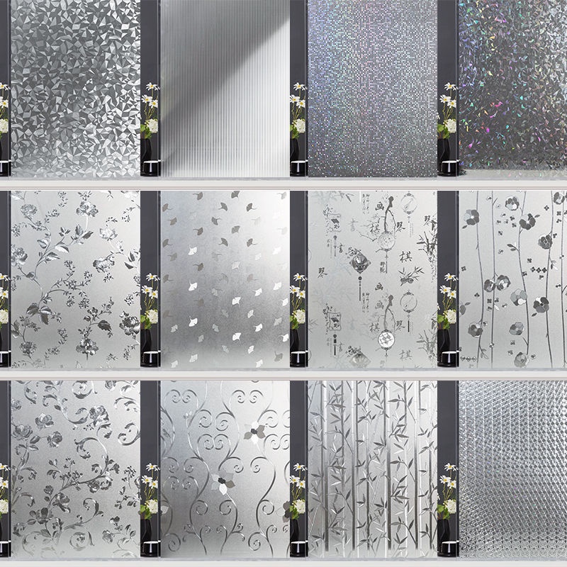 【JUNSANG】Glass sticker electrostatic matte window film transparent ...