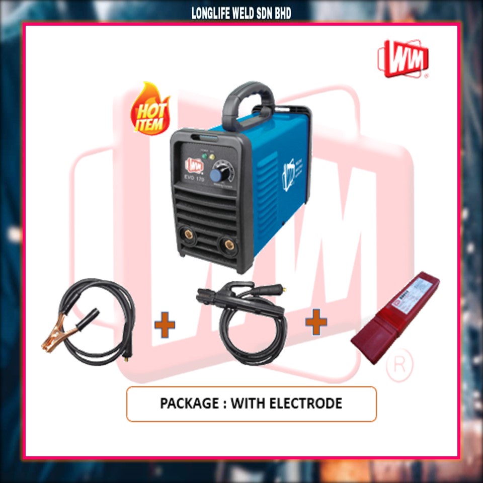 WIM PORTABLE WELDING MACHINE MMA EVO 170 C/W STANDARD ACCESSORIES ...
