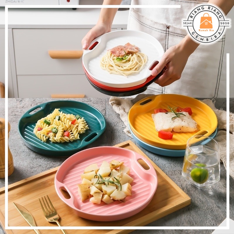Pinggan Makan Pinggan Bulat Gaya Nordic Hidangan Gaya Kreatif Mi Beras ...