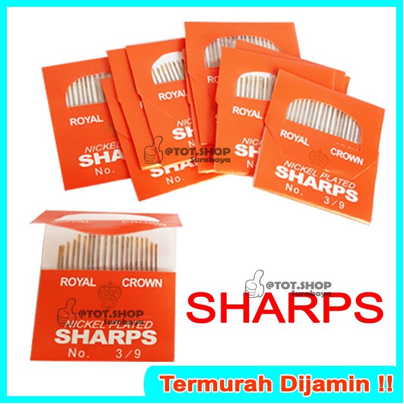 UNIT Hand / Sewing Needle Set – SHARP Royal Crown Contains 20 Quality ...