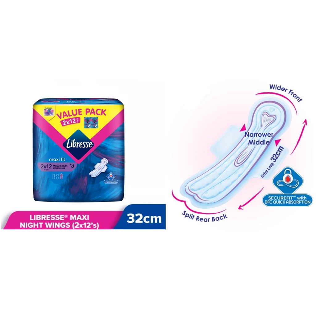 [PROMO] Libresse Feminine Sanitary Pads 24cm/32cm/41cm (Maxi / Long ...