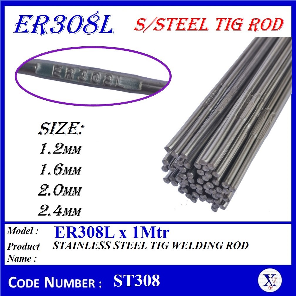 ST308 (0.3 kg, 0.5kg, 1kg) ER308L X 1METER STAINLESS STEEL TIG WELDING ROD | S/STEEL TIG ROD 1 ...