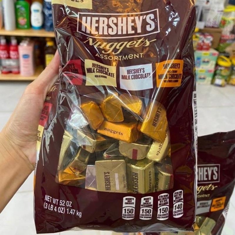 Chocolate Hershey's Nuggets 145 tablets 1,47kg | Shopee Malaysia