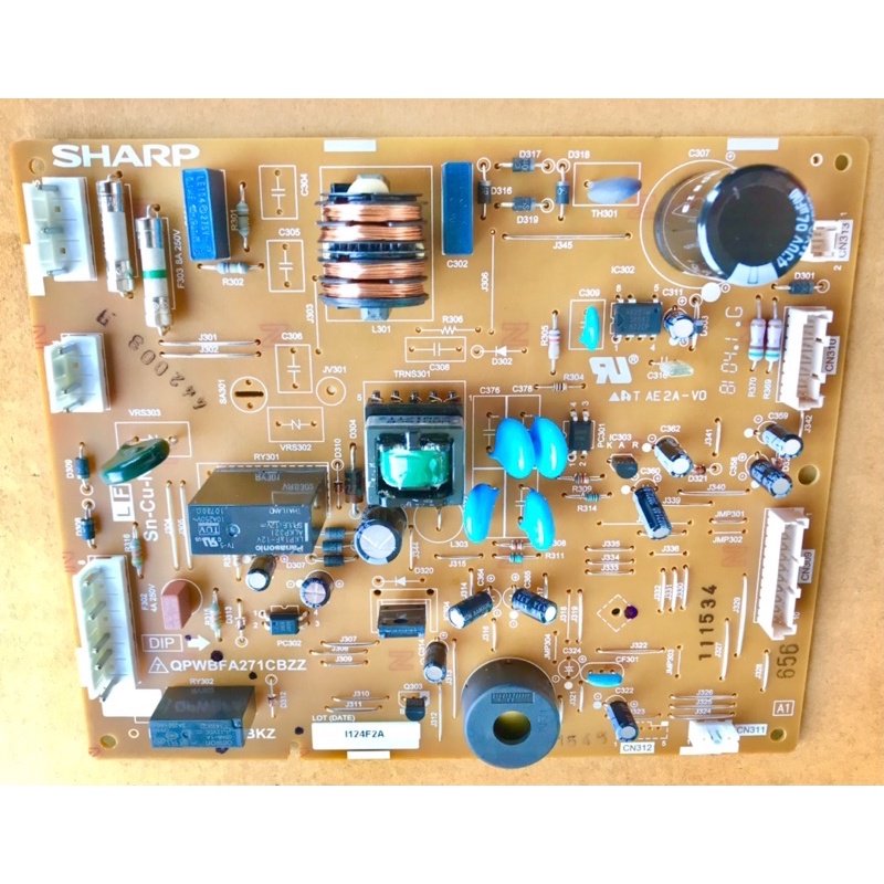 SHARP A655 SJPT569R SJPT669R SJPT719R FRIDGE PCB ORIGINAL | Shopee Malaysia