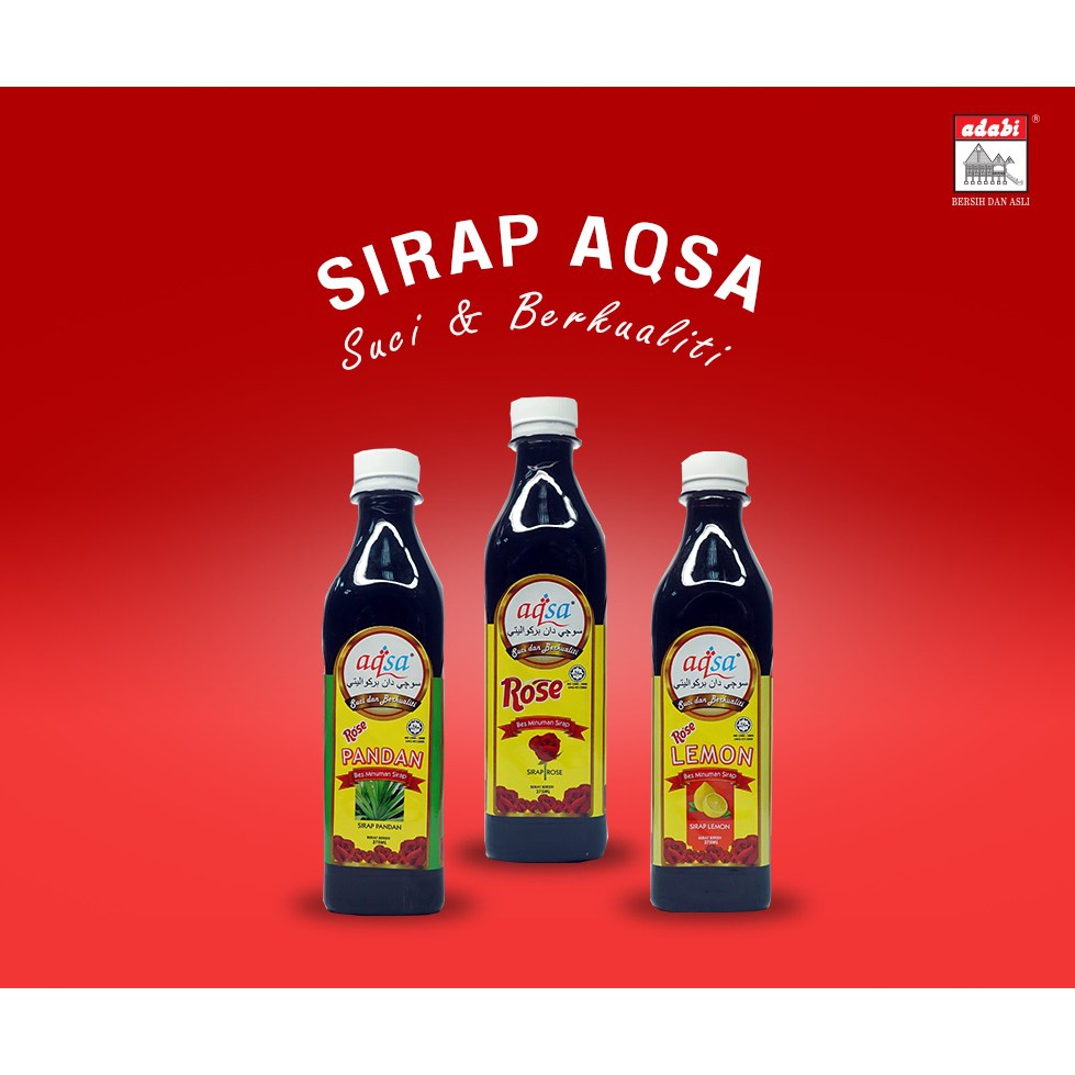 Kordial Minuman Aqsa 375ml | Shopee Malaysia