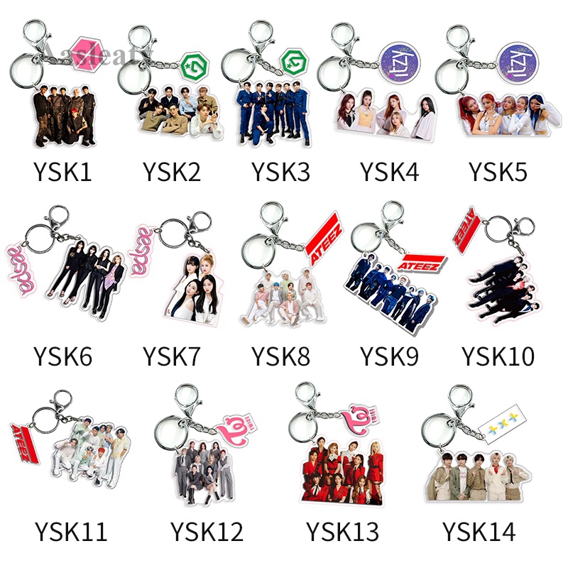 EXO GOT7 itzy Aespa ATEEZ twice TXT peripheral keychain | Shopee Malaysia