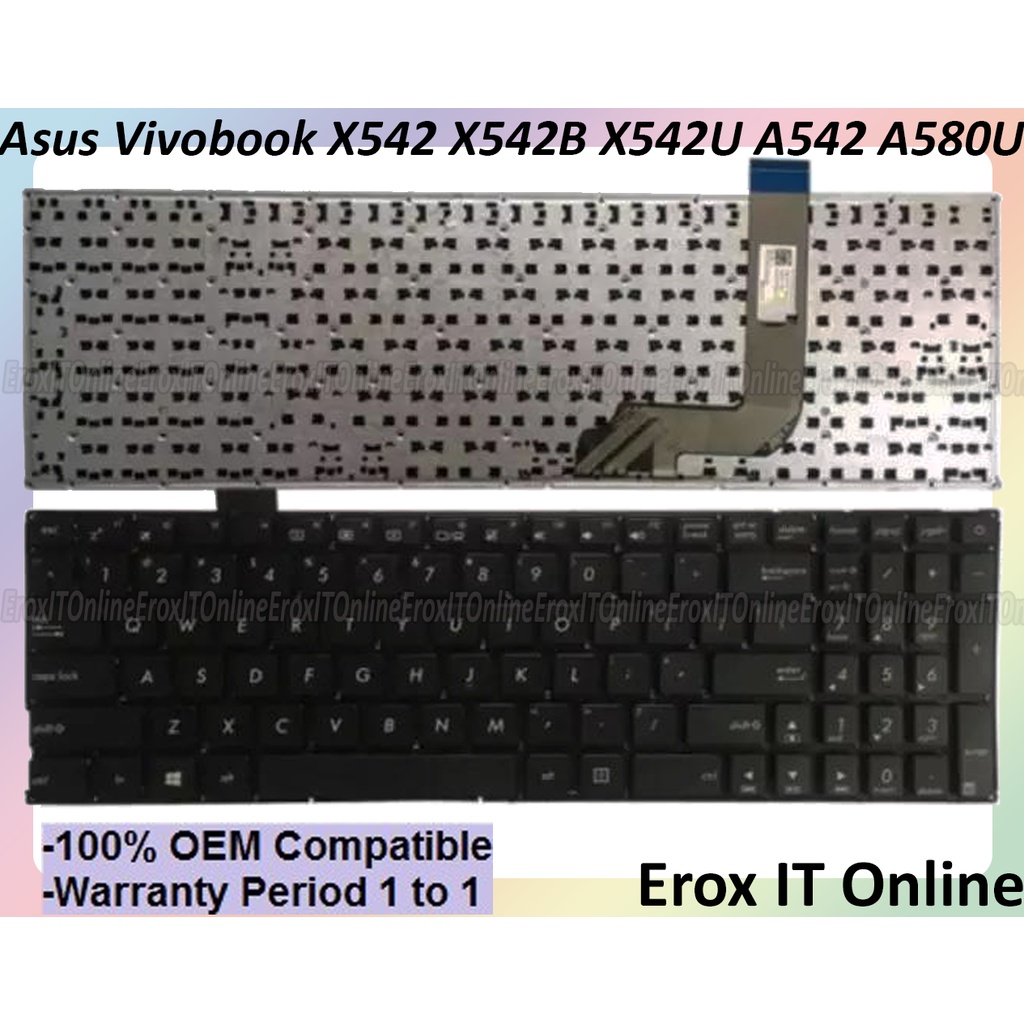 Asus VivoBook X542 X542B X542BA X542U X542UR X542UQR X542UN X542UF ...