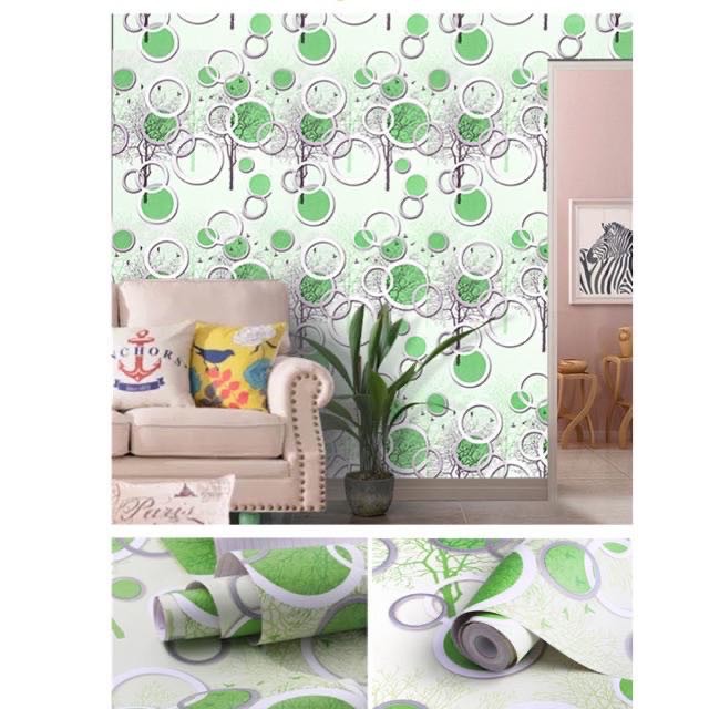 Corak Cantik 2D WALLPAPER Self Adhesive PVC Sticker WATER PROOF BRICK ...