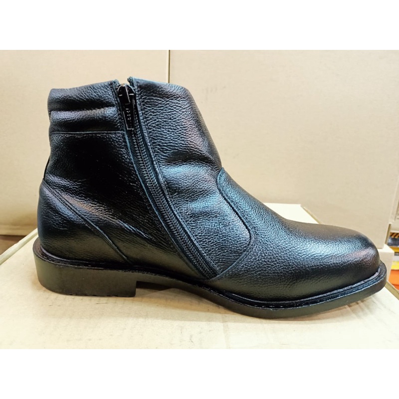 Kasut Kerja awam Penguatkuasa PDRM Polis code 8721 100% cow Leather Low ...