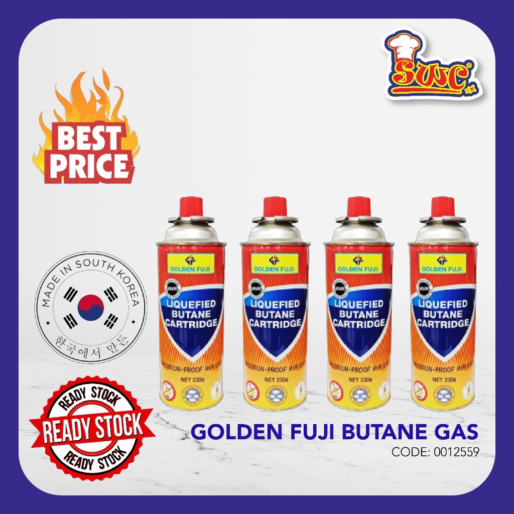 GOLDEN FUJI Butane Gas Catridge / Gas Tin / Gas Steamboat [230g] 💥 ...