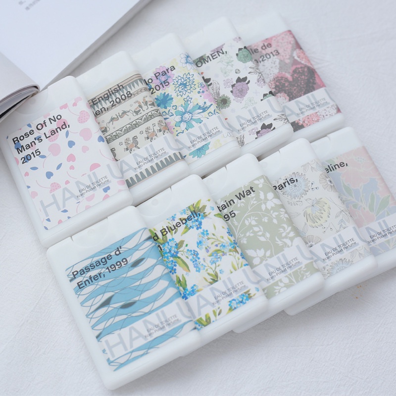 HANLU Pocket Card Perfume 20ml Unisex Grapefuit Female Student Tiktok ...