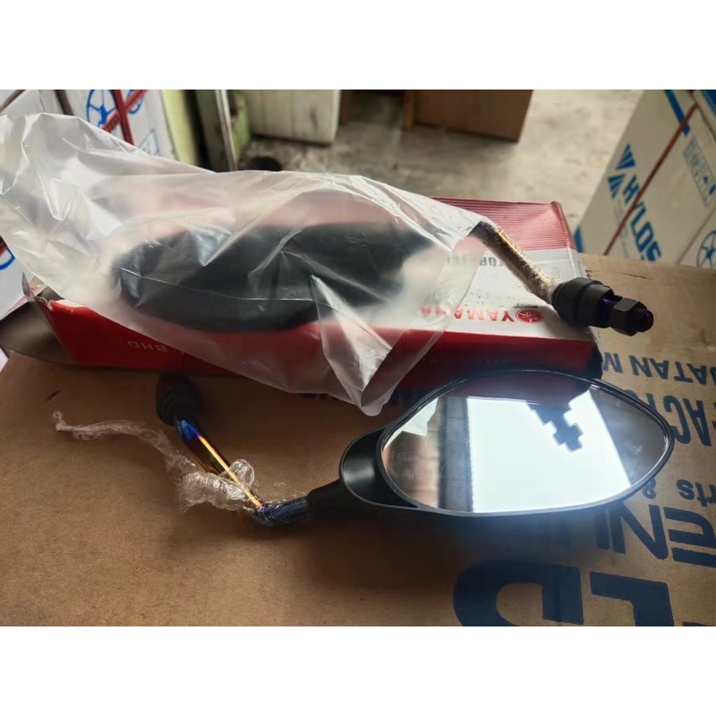 Yamaha/HONDA SIDE MIRROR BATA CHROME /TITANIUM Y110/RXZ/Wave125 ...