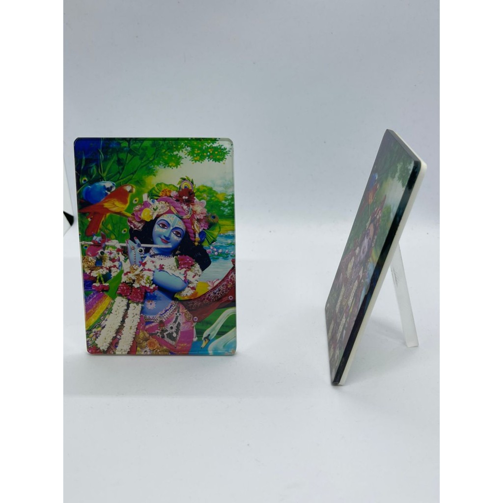RadhaKrishna pair Acrylic Table Frame set (length 13 x width 9cm ...