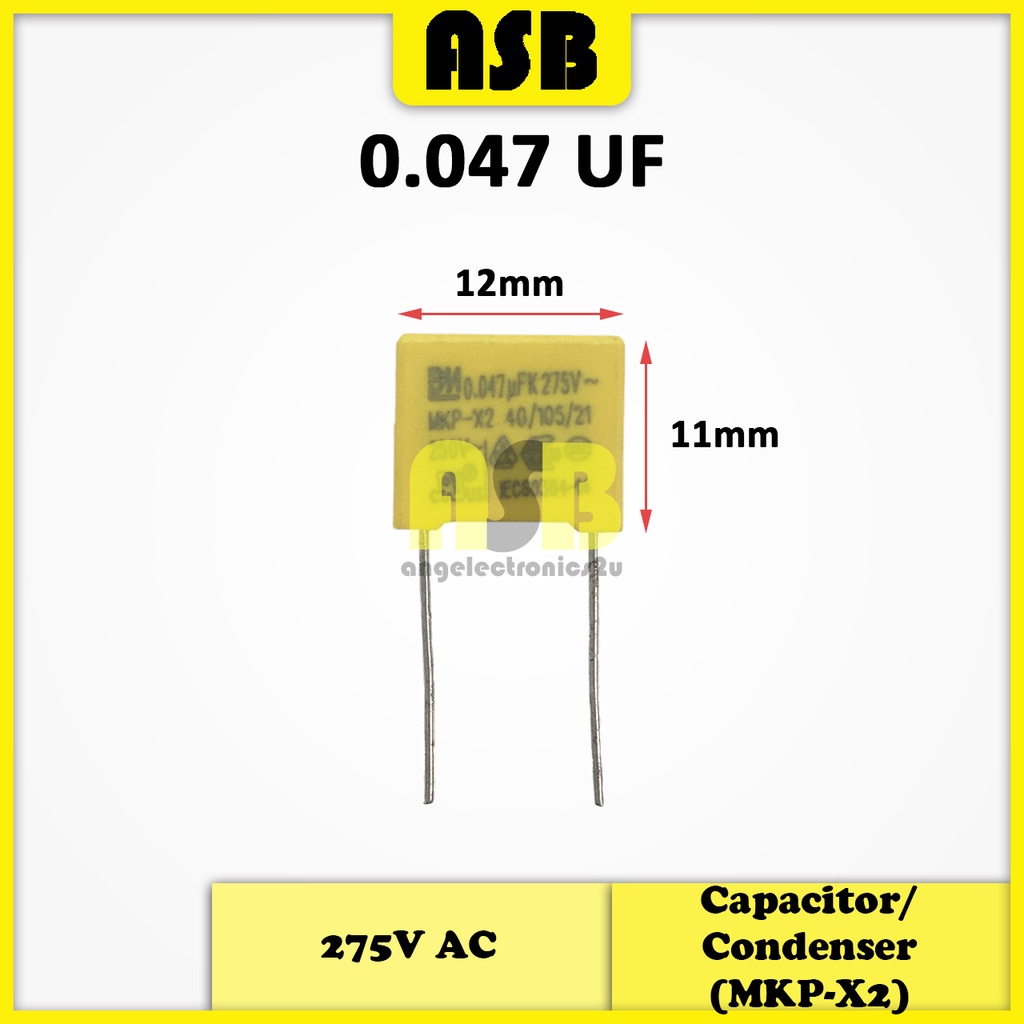 (0.1UF / 0.82UF / 0.01UF / 0.022UF 0.033UF / 0.047UF / 0.068UF / 0.22UF ...