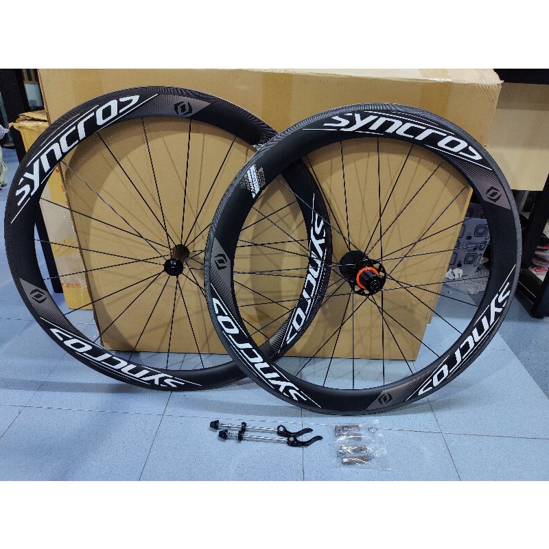 ORIGINAL SCOTT SYNCROS 55MM CARBON WHEELSET (100% ORIGINAL)(READY STOCK ...