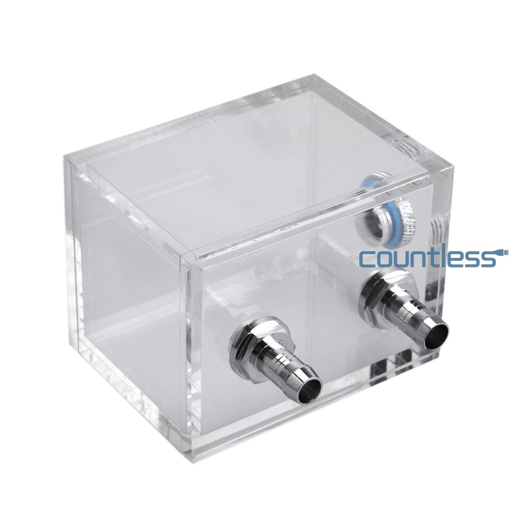 Cou-Water Tank for PC Water Cooling System with 2pcs Tube Connecters ...