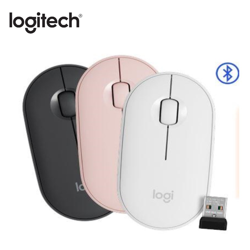 Original Logitech Pebble M350 Silent Mouse Wireless Small Light ...
