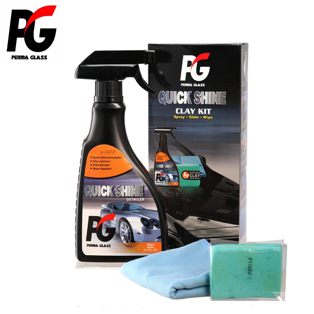 PG Quick Shine Clay Kit Set (500ml) | Shopee Malaysia