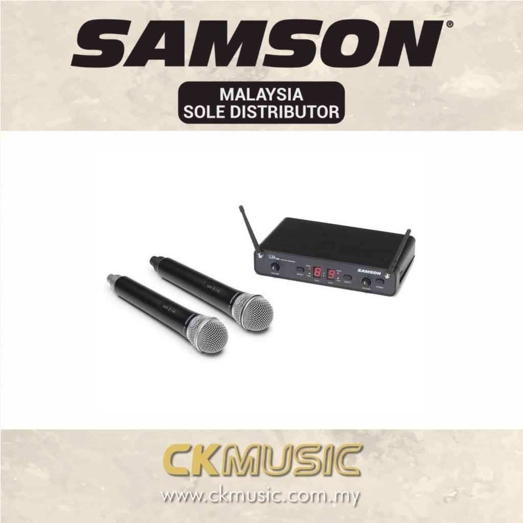Samson Concert 288 Handheld - Dual-Channel Wireless System (ESWC288HQ6 ...