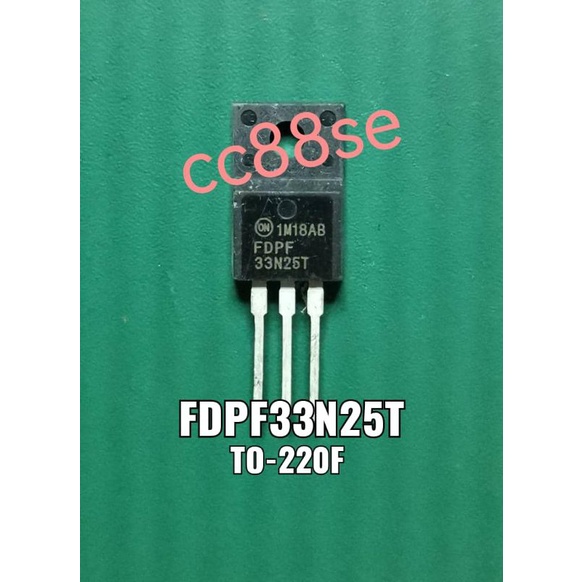 FDPF33N25T 33N25 TO-220F N-CHANNEL POWER MOSFET TRANSISTOR FET | Shopee ...