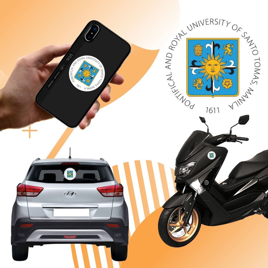 University of Santo Tomas UST School Logo Sticker for Cellphone, Laptop ...