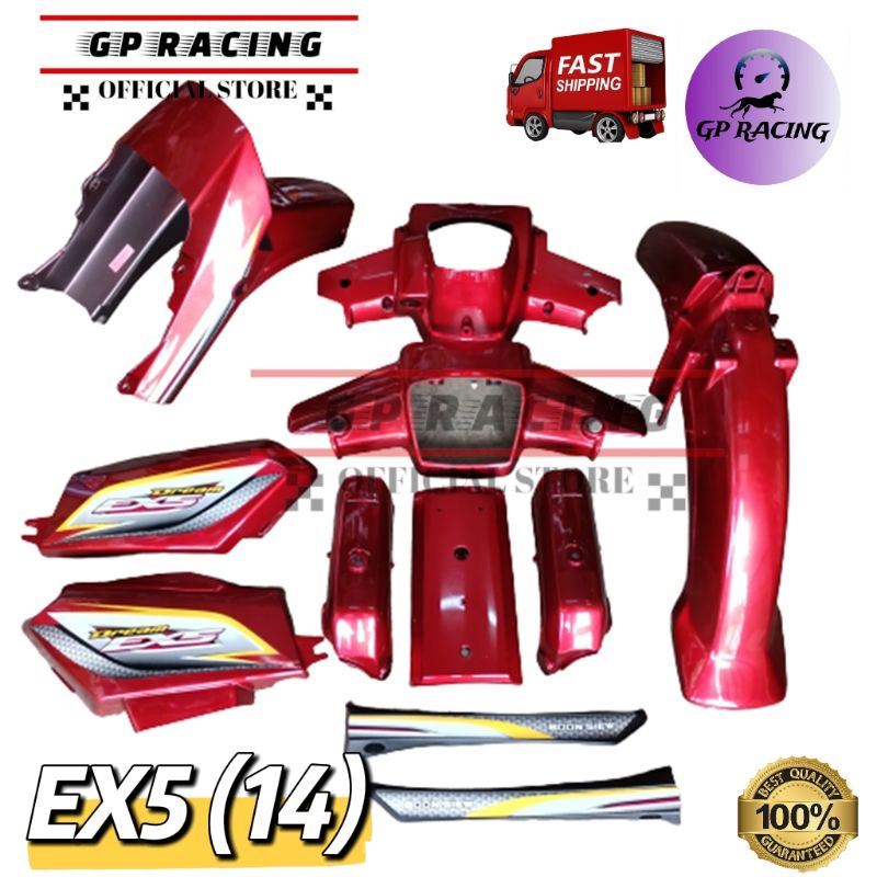 Ex5 Dream Cover set with sticker (14) CAVER SET BODY cover set "GP RACING" | Shopee Malaysia