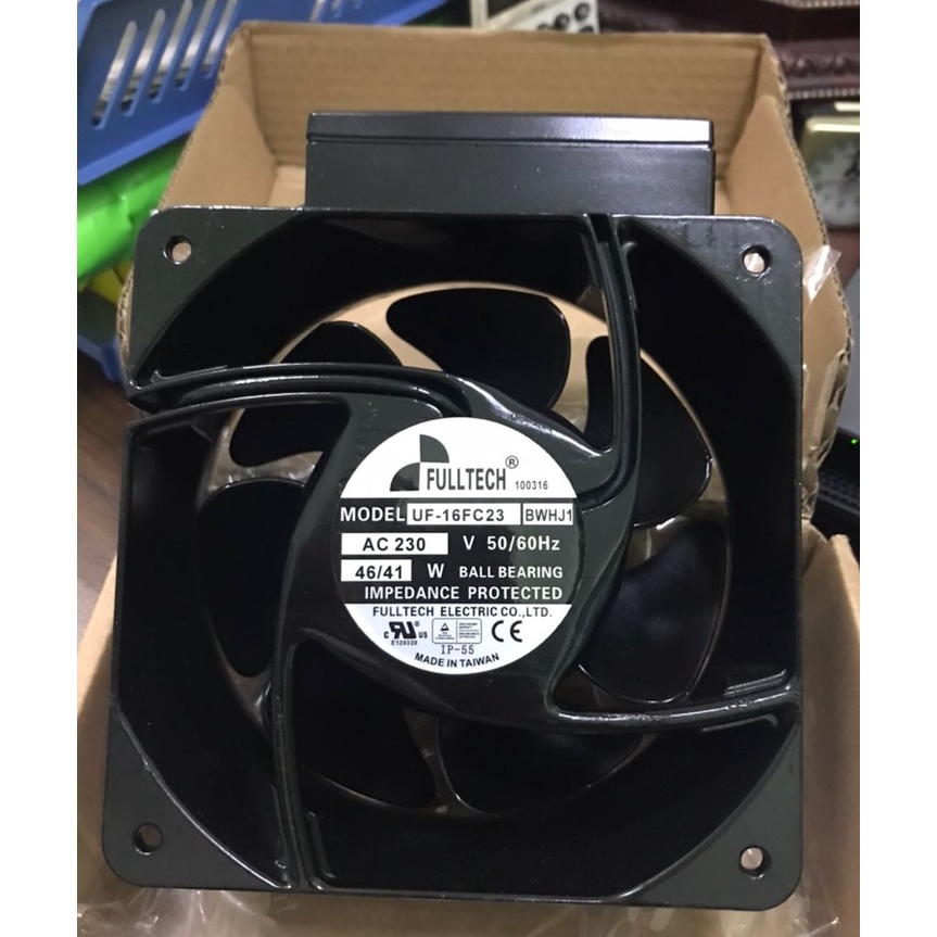 Taiwan FULLTECH / 福佑 16CM UF-16FC23 BWHJ1 AC230V 46 / 41W Axial Fan ...